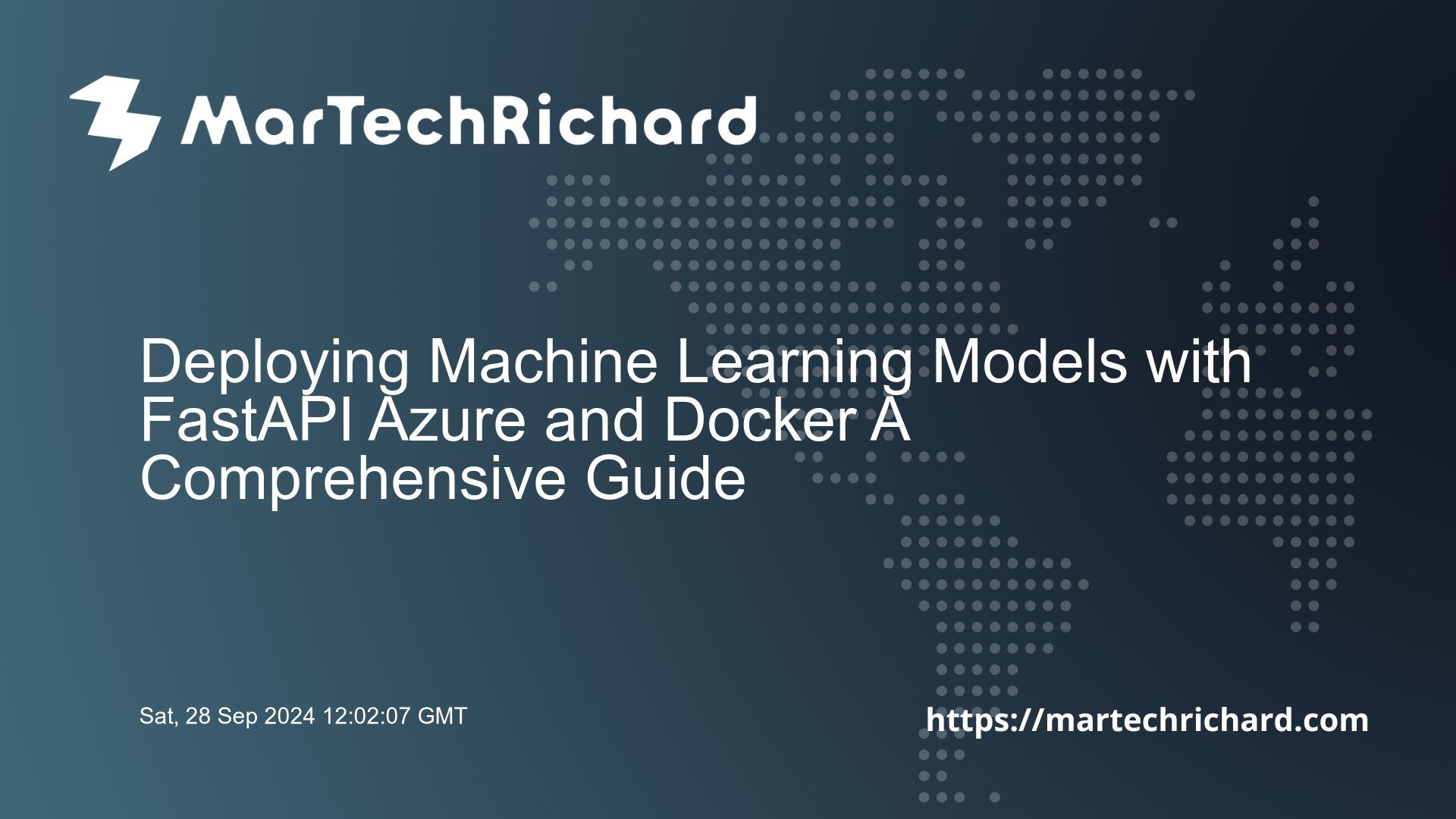 Deploying Machine Learning Models With Fastapi Azure And Docker A